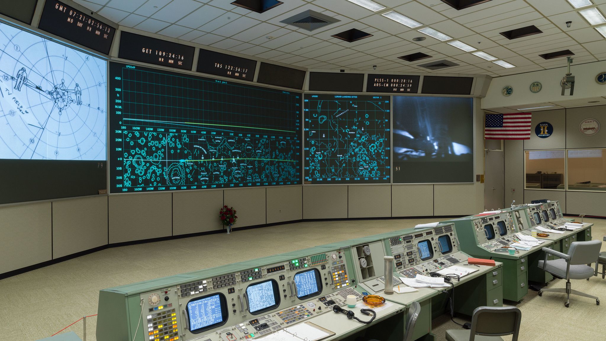 Nasa Historic Mission Control Restoration Brings History Back To Life