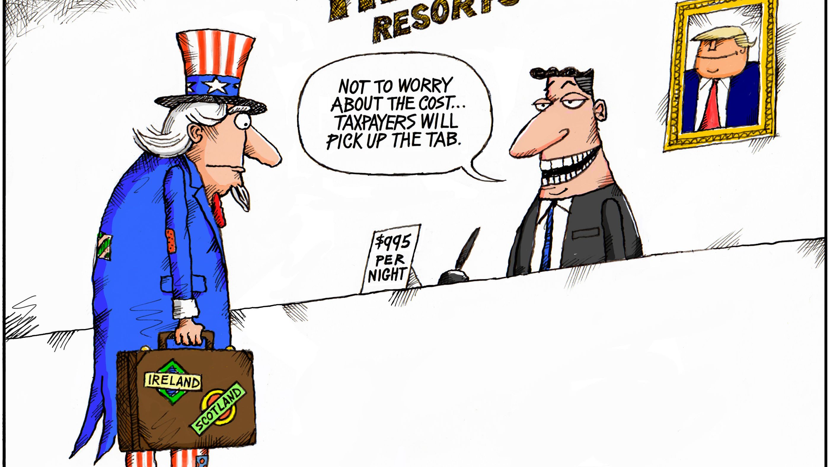 Cartoon Uncle Sam Profile