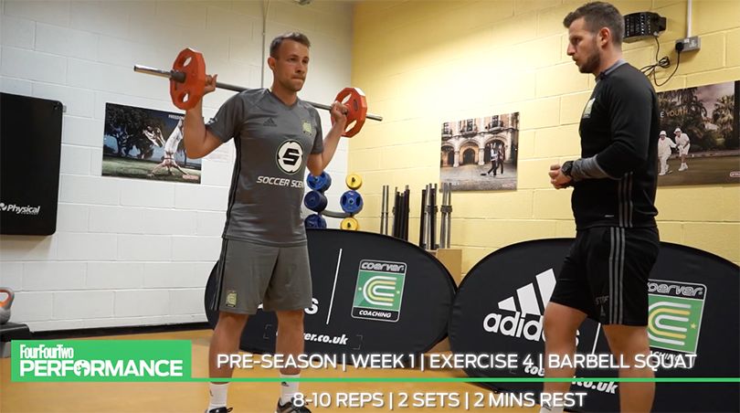 VIDEO: Pre-season gym workout: Week 1 | FourFourTwo