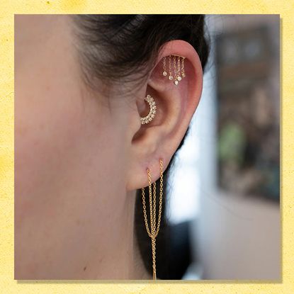 How Piercing Stylists Are Reinventing the Ear Stack | Marie Claire