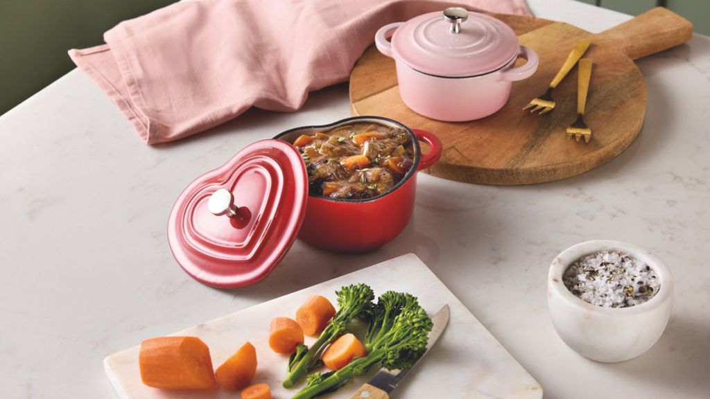 Aldi's £12.99 heart shaped mini cast-iron pots just dropped | Ideal Home