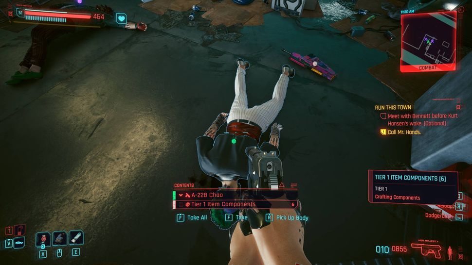 How to upgrade weapons in Cyberpunk 2077 | GamesRadar+