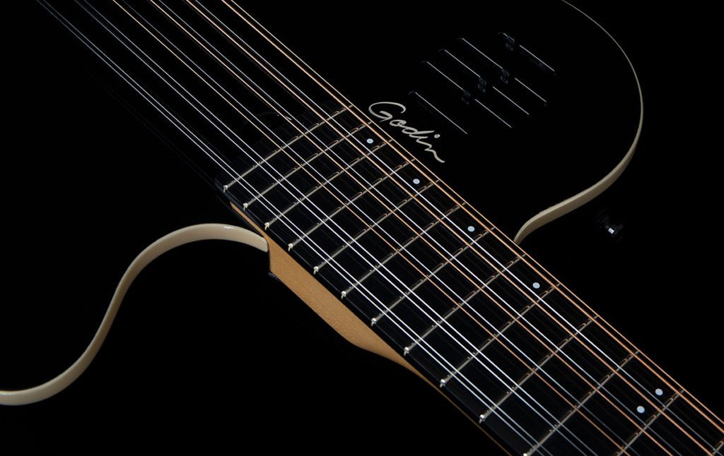 NAMM 2020: Godin unveils the striking A12 Black HG 12-string electric ...