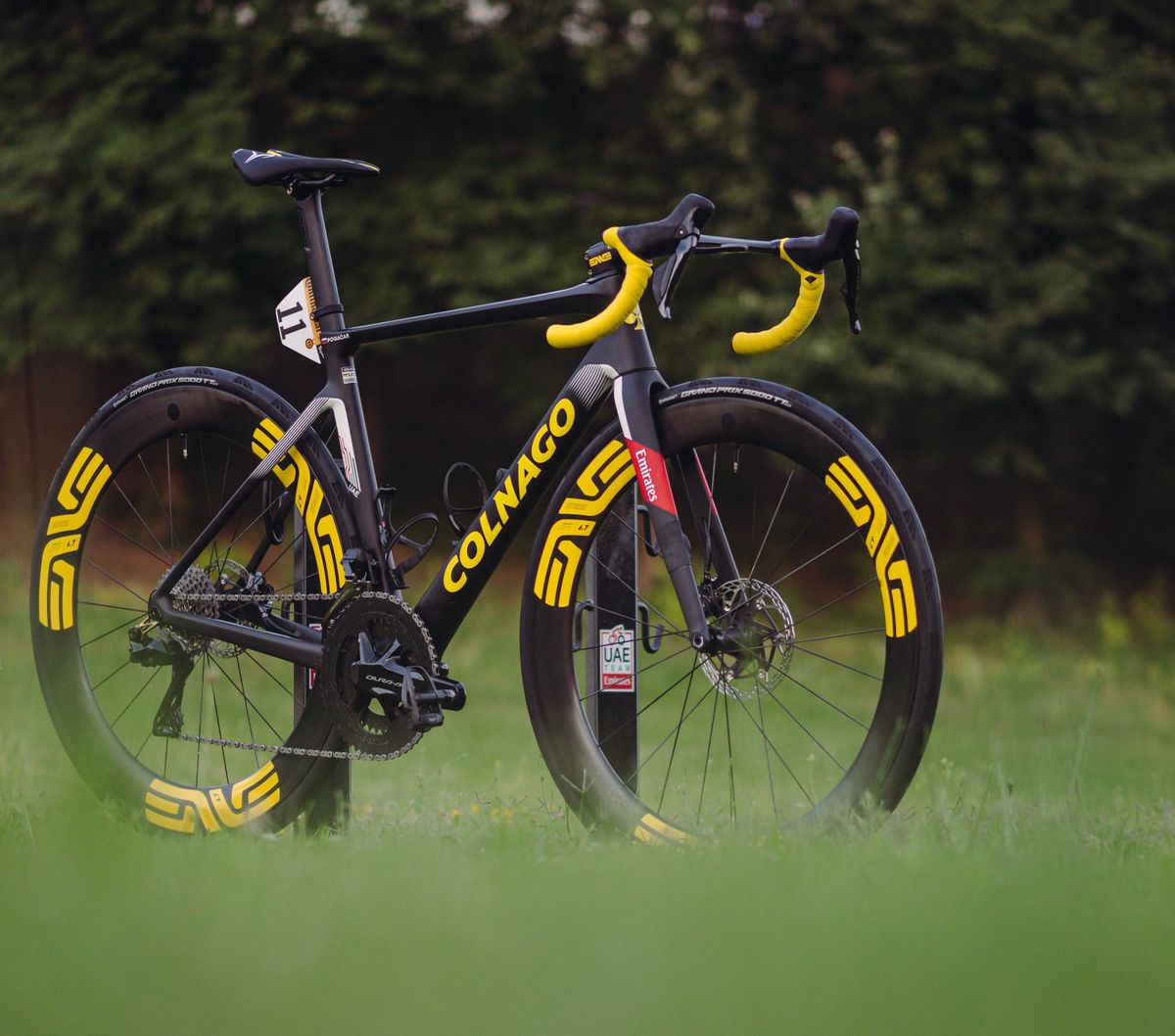 From pink to yellow: Tadej Pogačar's Colnago V4Rs gets the Tour de ...