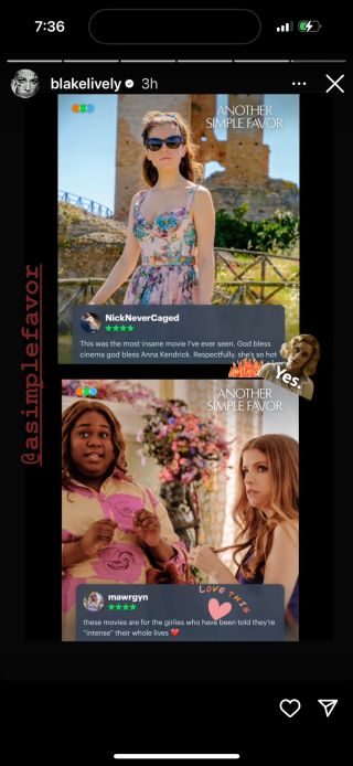 Turns Out, Blake Lively’s Loving All Those People Calling Another Simple Favor ‘Insane ...