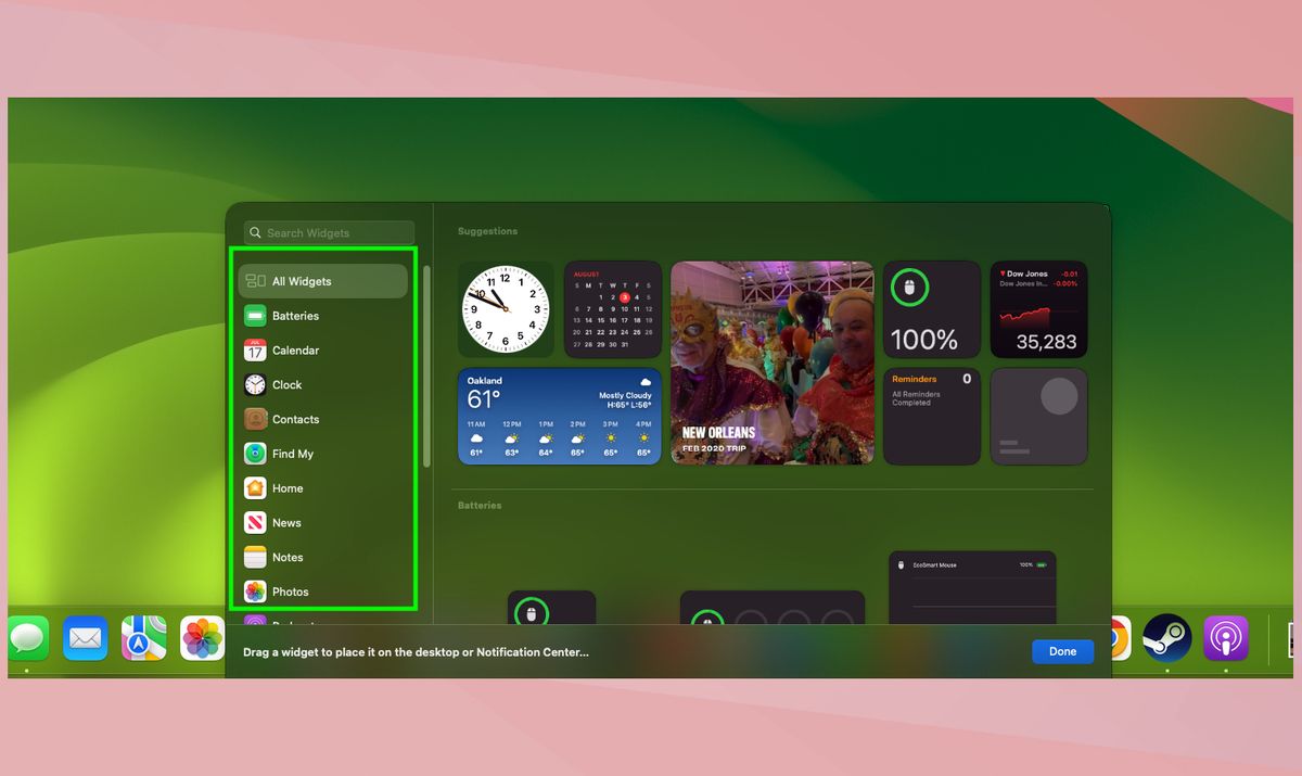 How to add widgets to your Mac | Tom's Guide