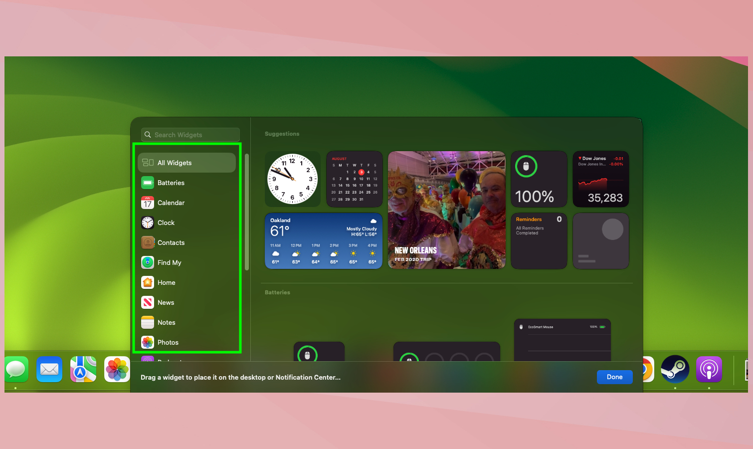 How To Add Widgets To Your Mac In MacOS Sonoma