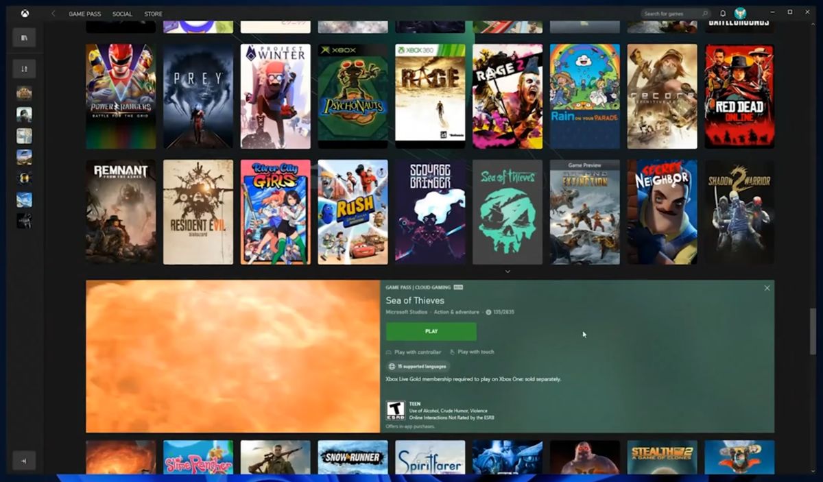 Windows 11 reveal confirms Xbox Game Pass and xCloud integration ...