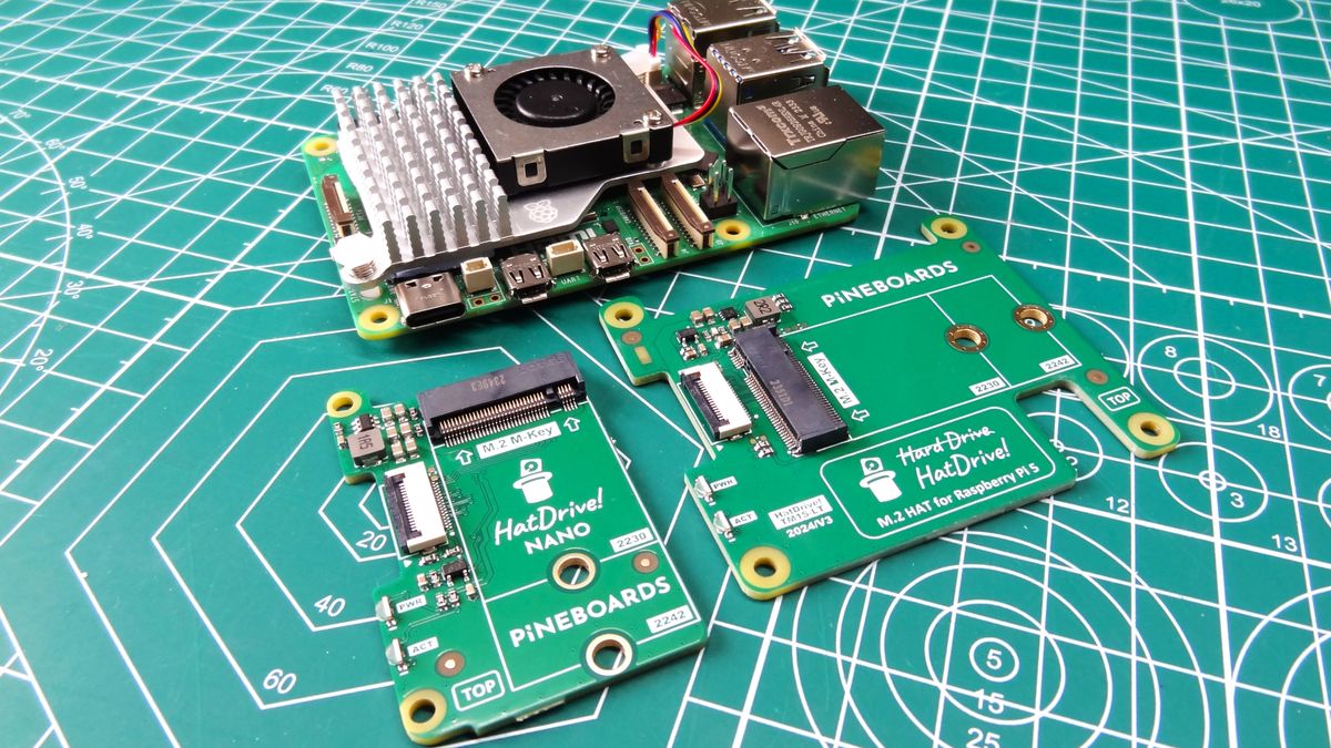 Pineboards HatDrive! Nano Review: Low-cost, high-speed storage for your Raspberry Pi 5 | Tom's ...