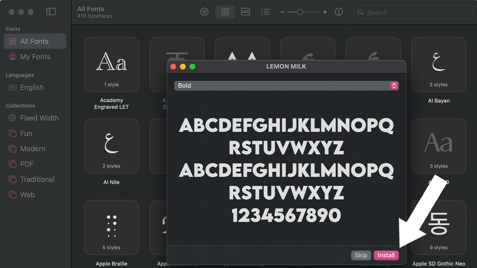 How to download and install fonts on Mac | Creative Bloq