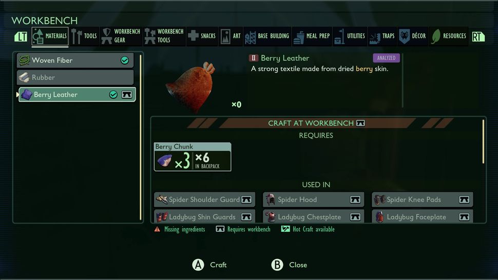 Grounded: How to get the level 2 Insect Axe and Insect Hammer upgrades ...