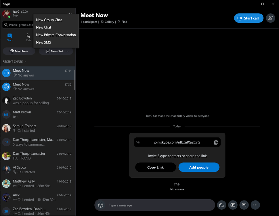 How to easily set up a voice call or video meeting on Skype | Windows ...