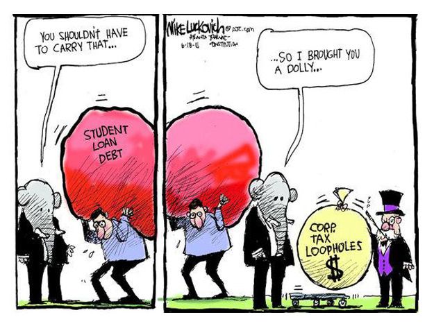 Political cartoon student loans | The Week
