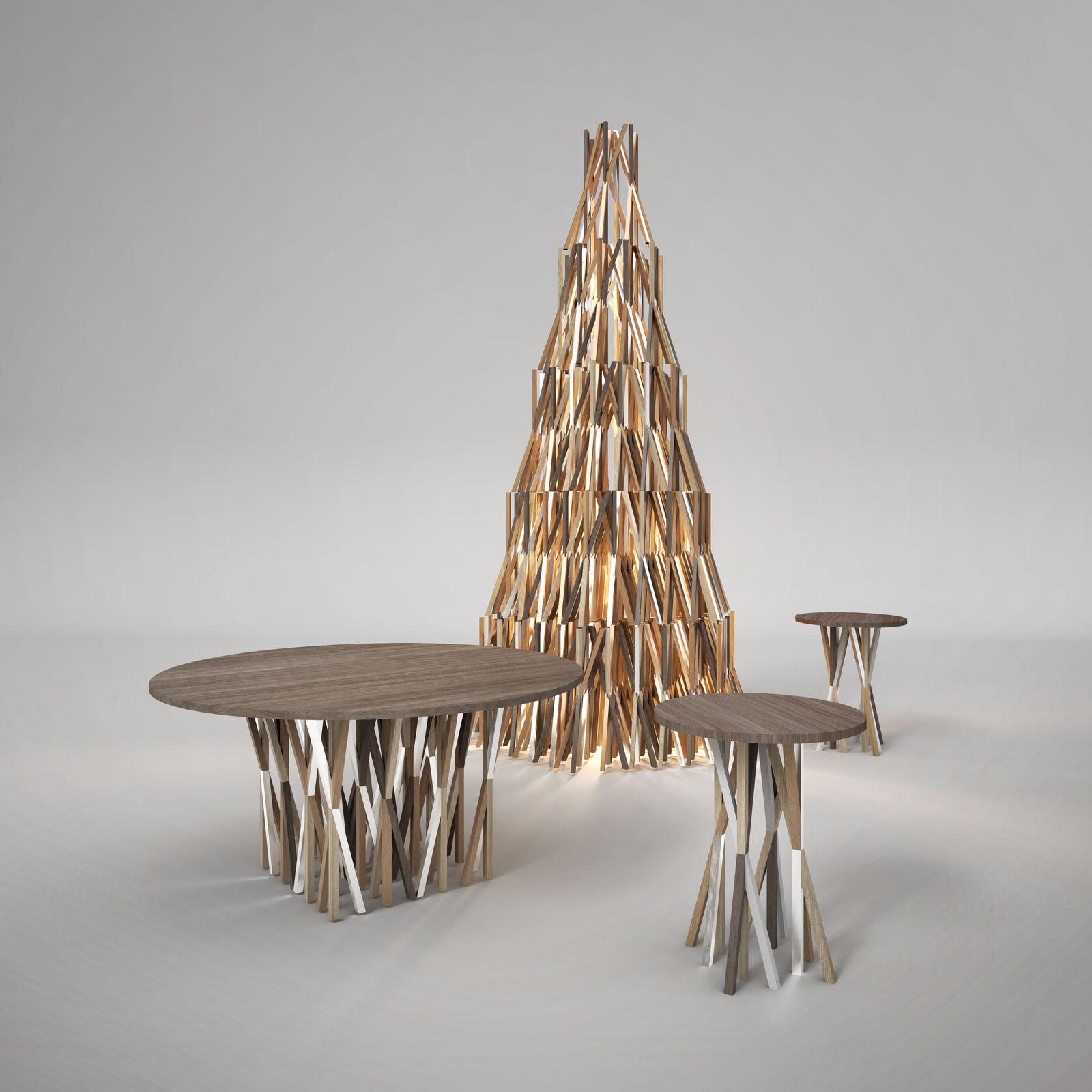 Kengo Kuma's Christmas trees are anything but typical | Wallpaper*