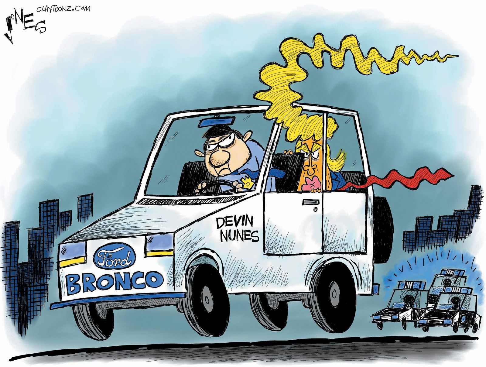 Political Cartoon U.S. Trump Nunes Wiretap Obama | The Week