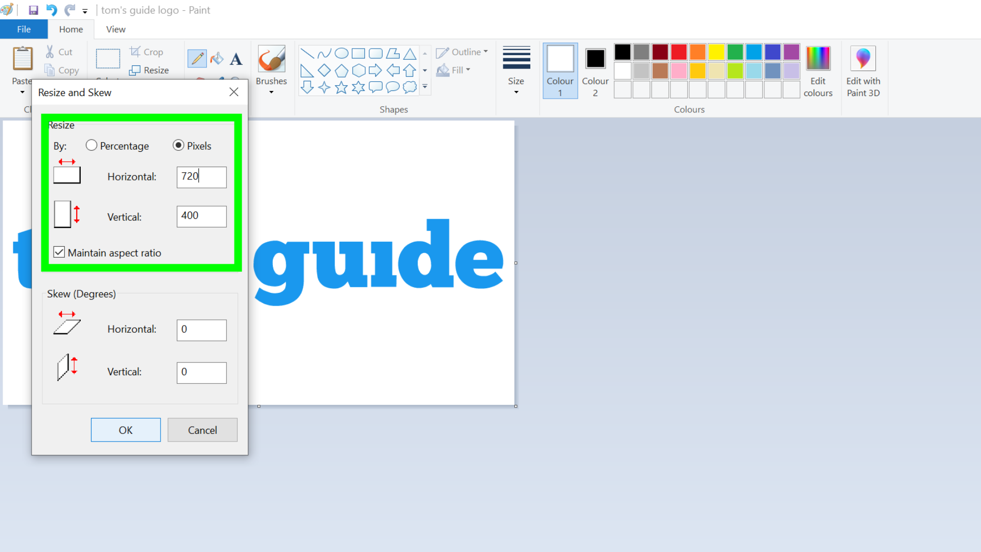 How To Edit Images In Microsoft Paint Tom s Guide