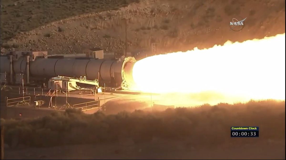 2nd Firing Test of NASA's Next-Generation Rocket Engine (Photos) | Space