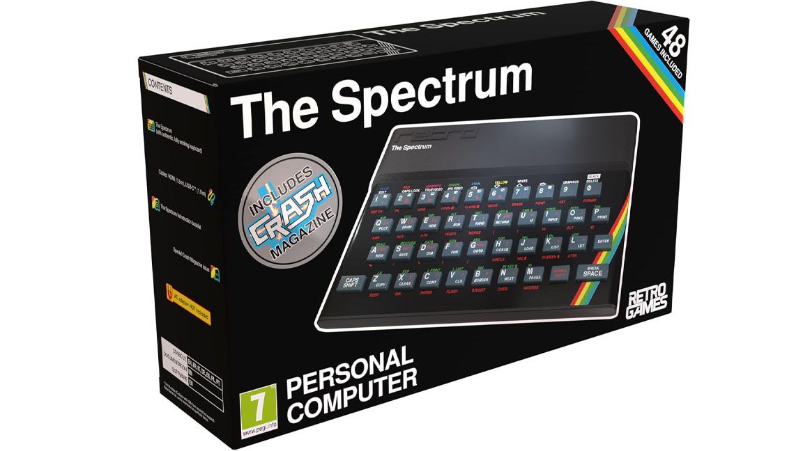 The new ZX Spectrum full-size retro computer even includes rubber keys | Creative Bloq