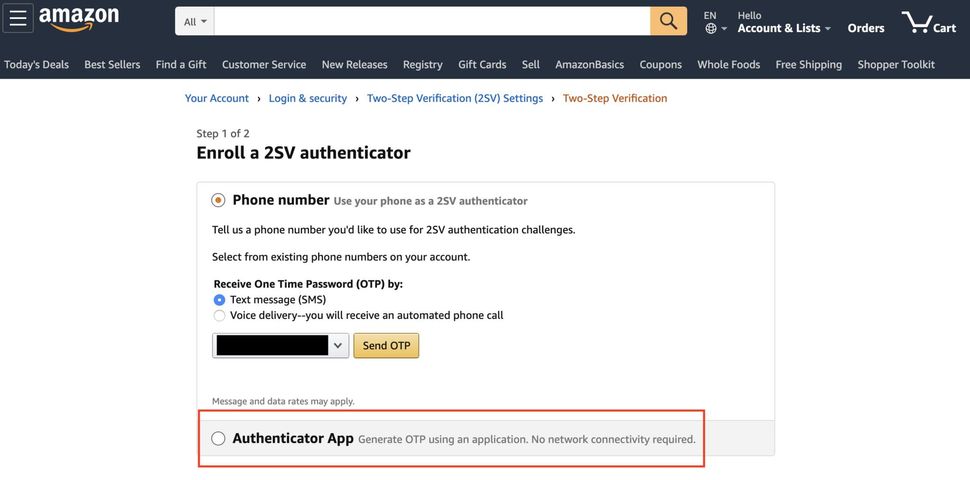 How to set up two-factor authentication for your Amazon account | iMore