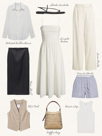 9 Affordable Basics for the Ultimate Summer Capsule Wardrobe | Who What ...