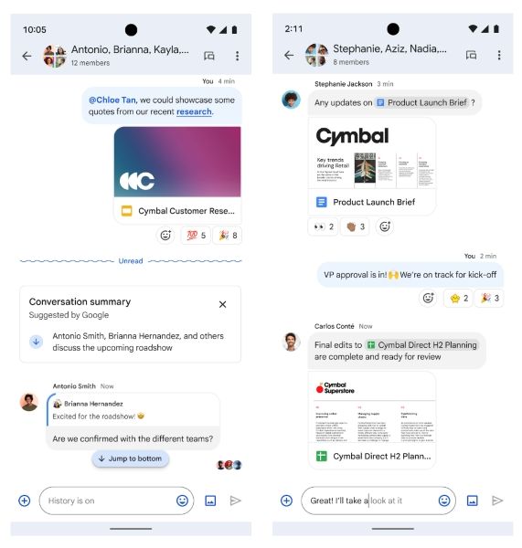 Google Chat tweak aims to help you better follow the conversation flow ...