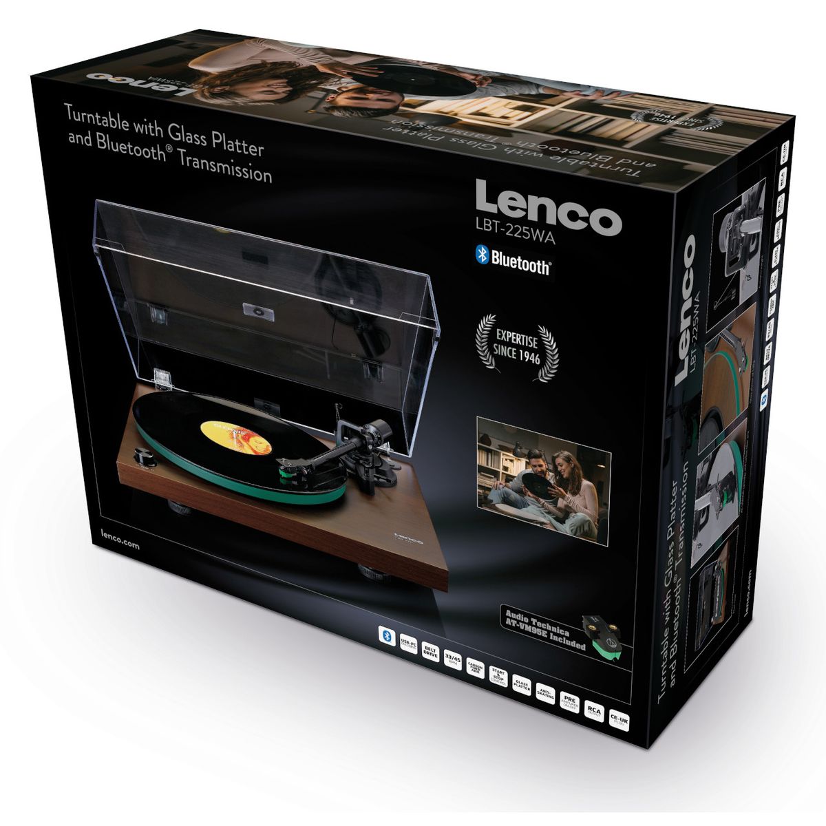 Lenco lift the lid on their walnut wonder - the LBT-225WA Bluetooth ...