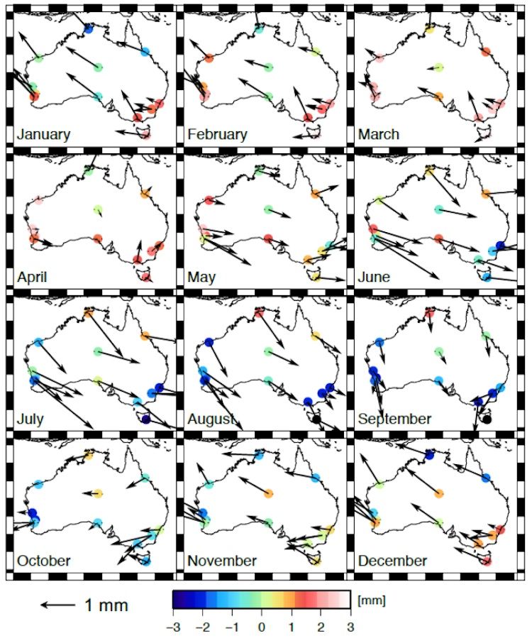 Australian Continent Moves as Seasons Change | Live Science