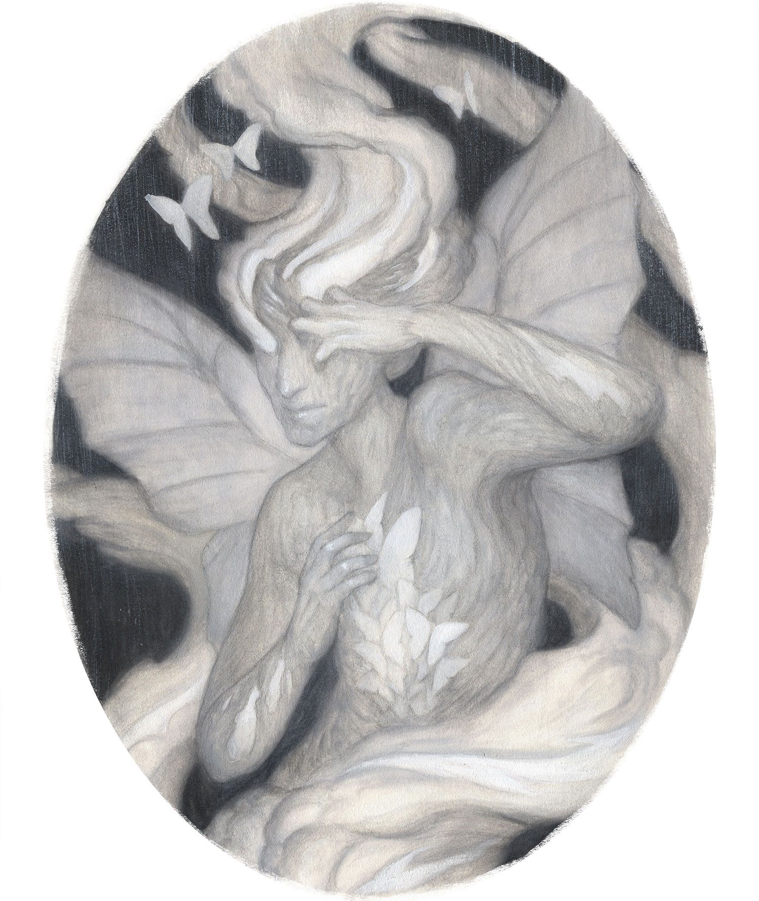 Create ghostly textures with mixed-media techniques | Creative Bloq