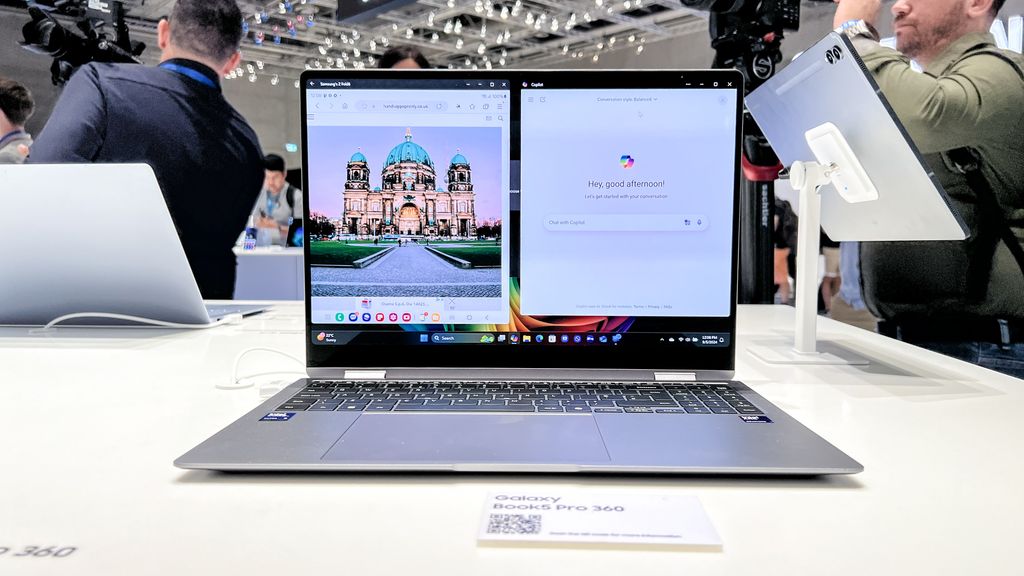 Samsung Galaxy Book 5 Pro 360 hands-on review: A stunning Lunar Lake ...