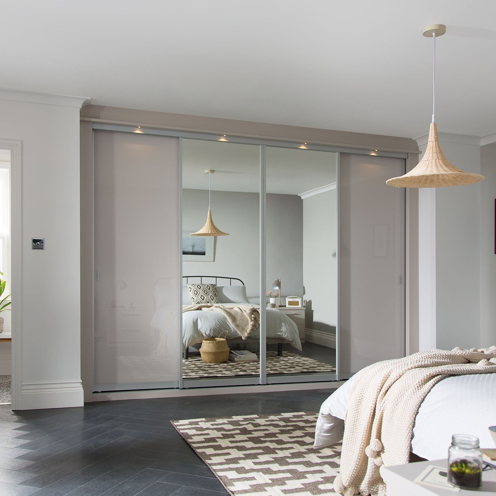 How to fix sliding wardrobe doors so they're gliding smoothly | Ideal Home