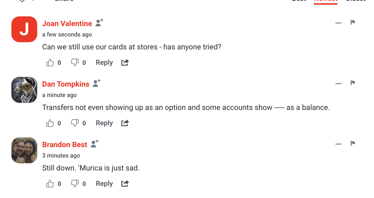 Massive Bank of America outage — live updates on $0 account balances ...