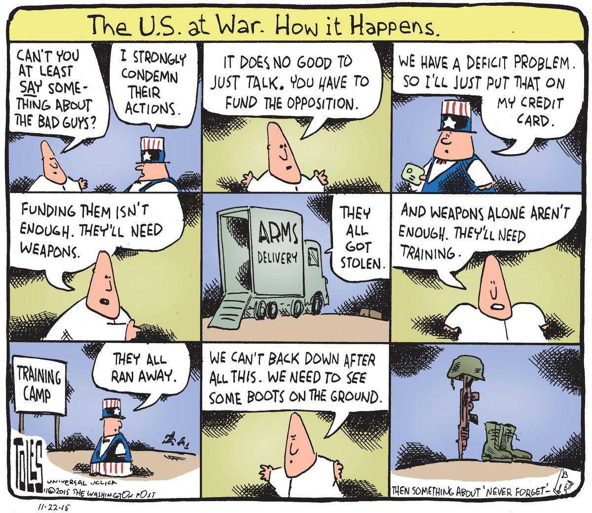 Editorial cartoon U.S. War | The Week