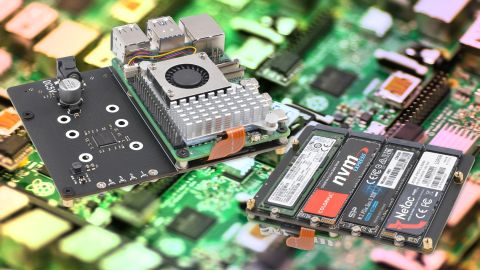 Add-on board lets you use four NVMe SSDs at once with Raspberry Pi 5 ...