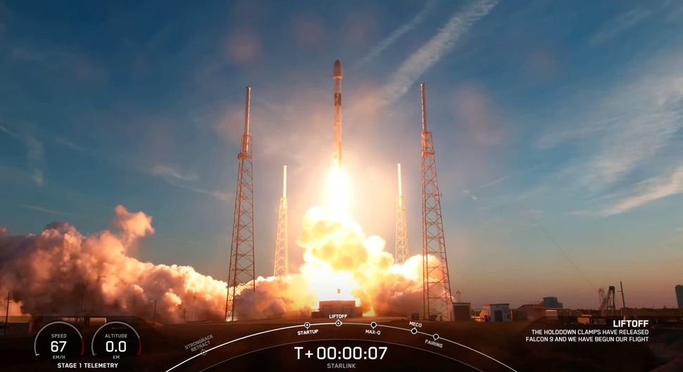 SpaceX launches 1st batch of new 'V2 mini' Starlink satellites | Space