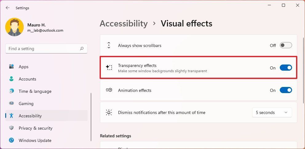 How to disable transparency effects on Windows 11 | Windows Central