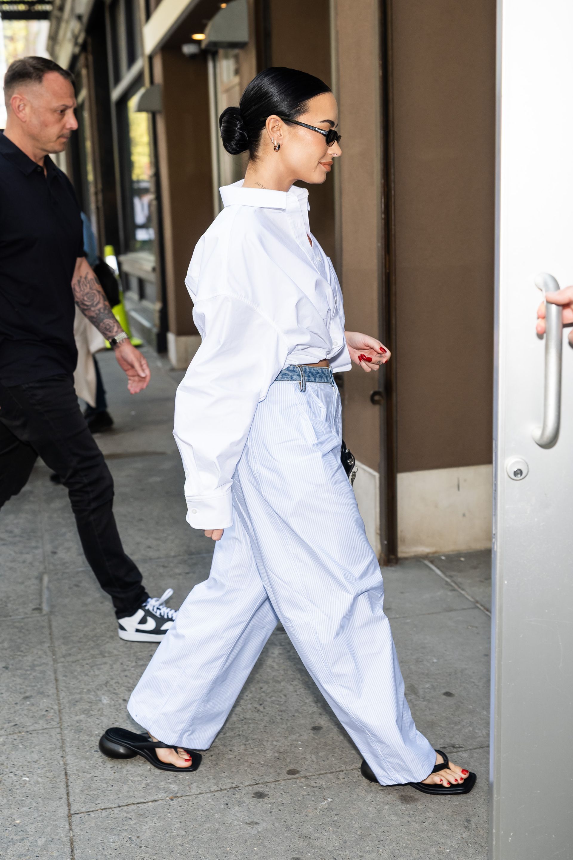 Demi Lovato’s Low Bun Is a Fresh Spin on a Classic Hairstyle | Marie Claire