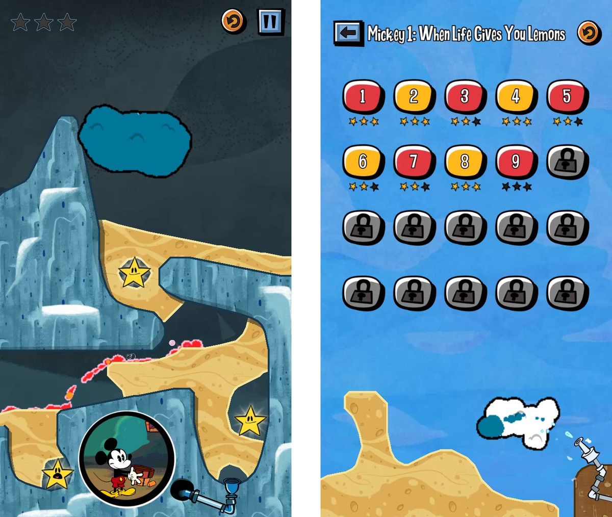 Where's My Mickey? for iPhone review: Help Mickey work his way through ...