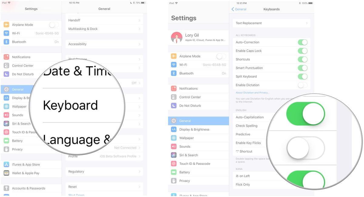 How to use Key Flicks on iPad's QuickType keyboard in iOS 11 | iMore