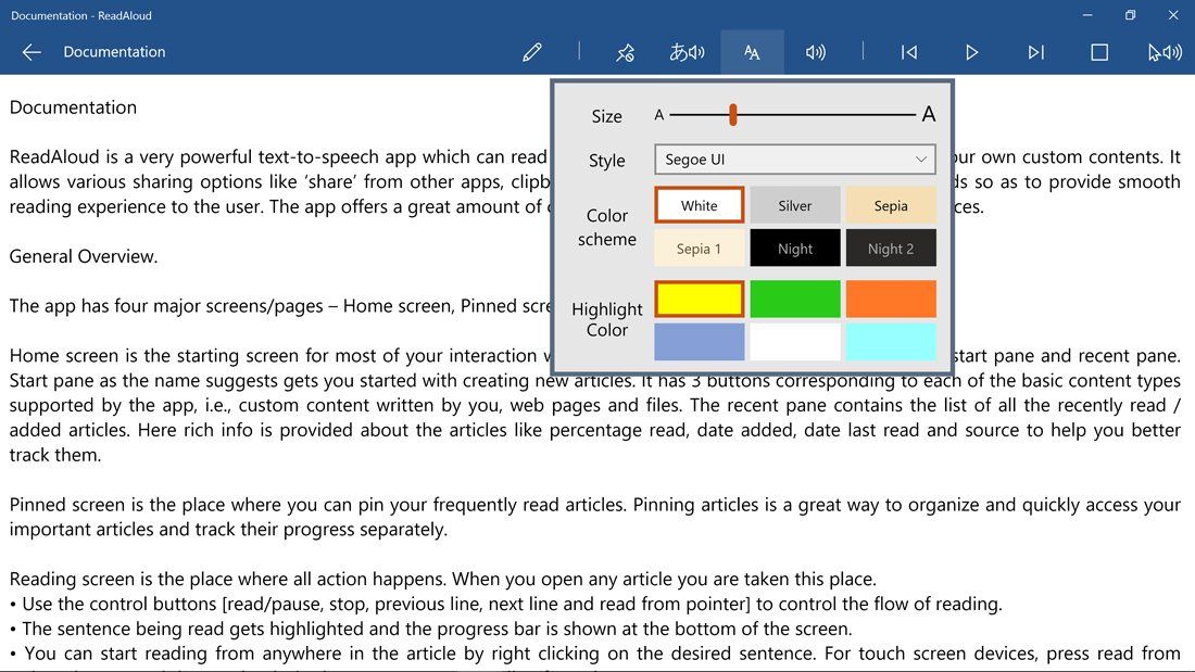ReadAloud is a great free text-to-speech app for Windows 10 PC ...