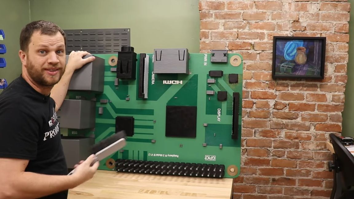 This Giant Raspberry Pi 3B is Larger Than Life | Tom's Hardware