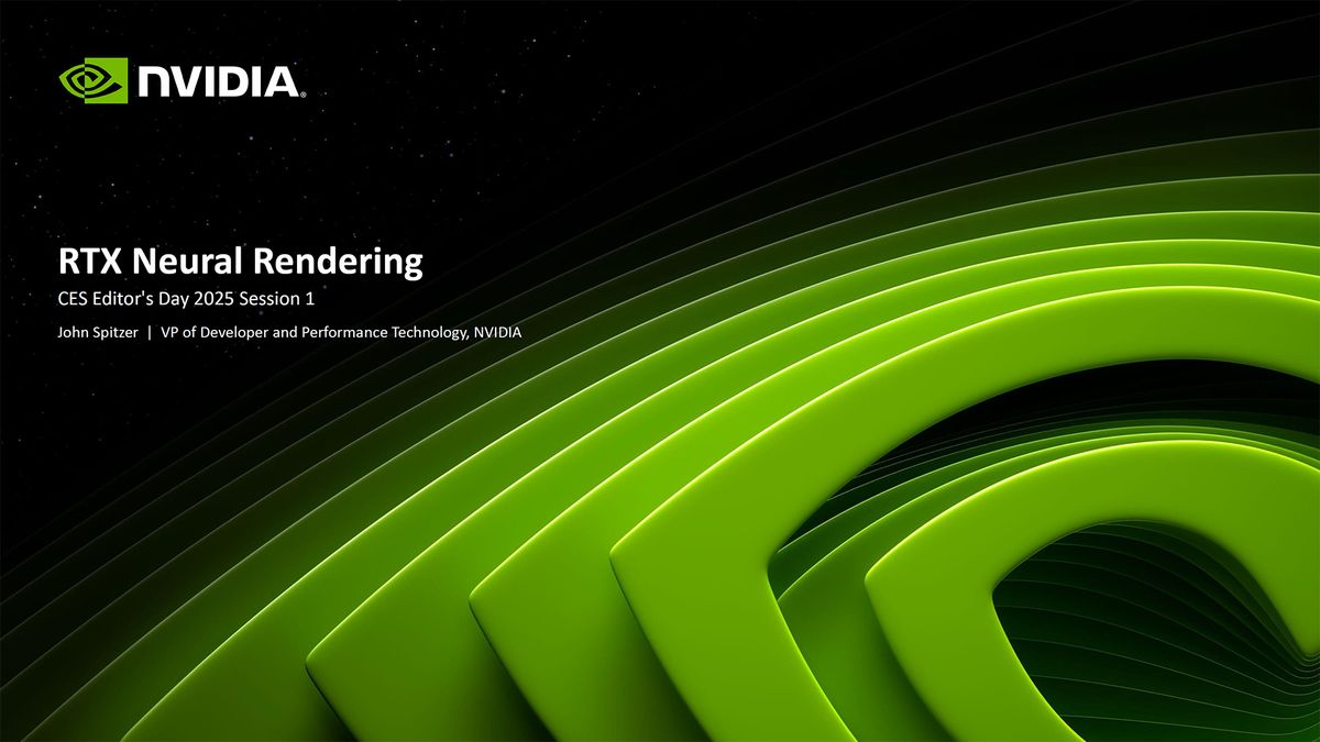 Nvidia neural rendering deep dive — Full details on DLSS 4, Reflex 2, mega geometry, and more ...