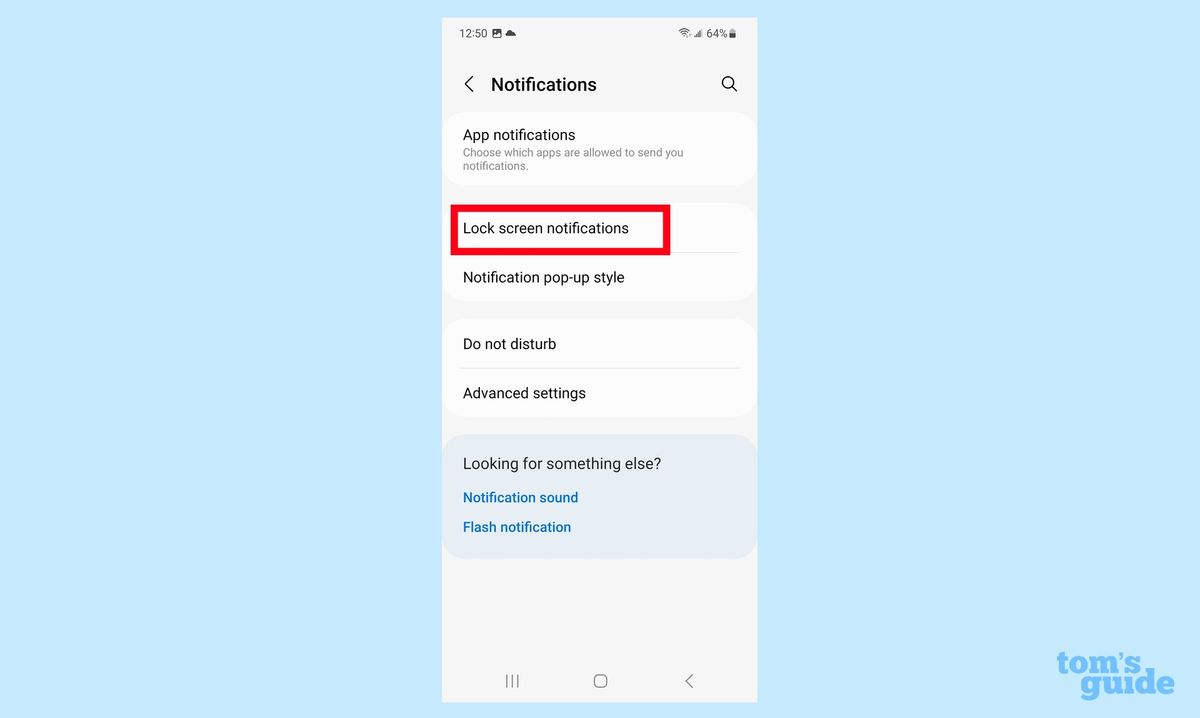 How to manage lock screen notifications on the Galaxy S23 | Tom's Guide