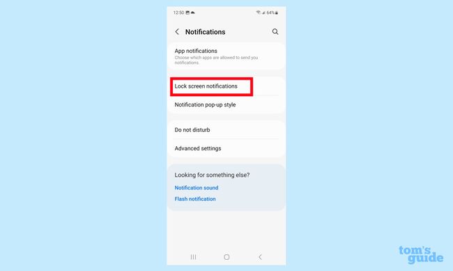 How to manage lock screen notifications on the Galaxy S23 | Tom's Guide
