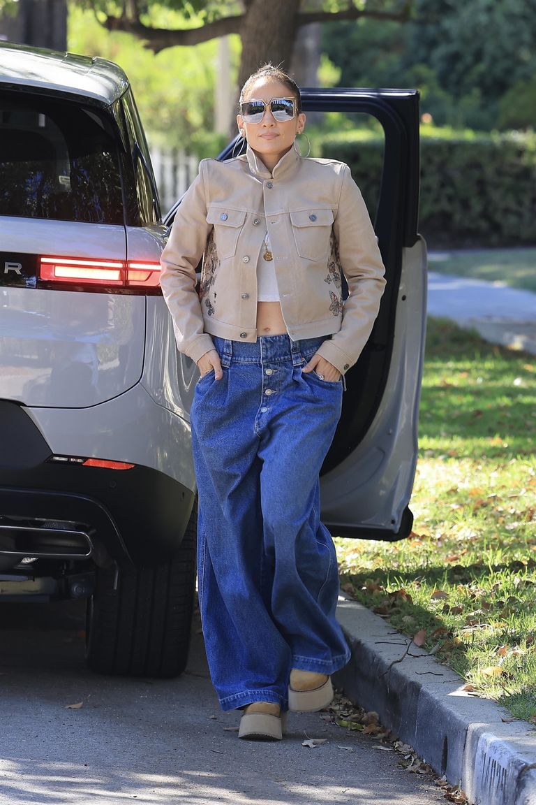 The Rich-Looking Denim Trend That J.Lo Can't Stop Wearing | Who What Wear