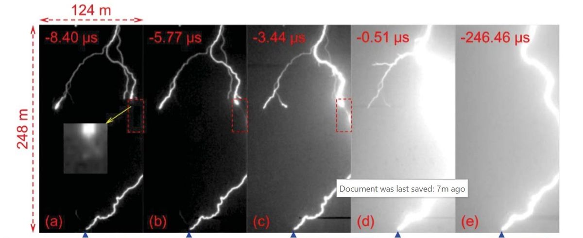 Video catches split second before intense lightning strike | Live Science
