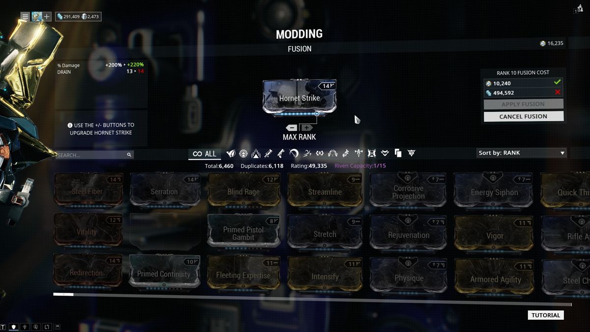 Warframe Mods: Fusion and Transmutation - Warframe Mods Guide - Page 4 | GamesRadar+