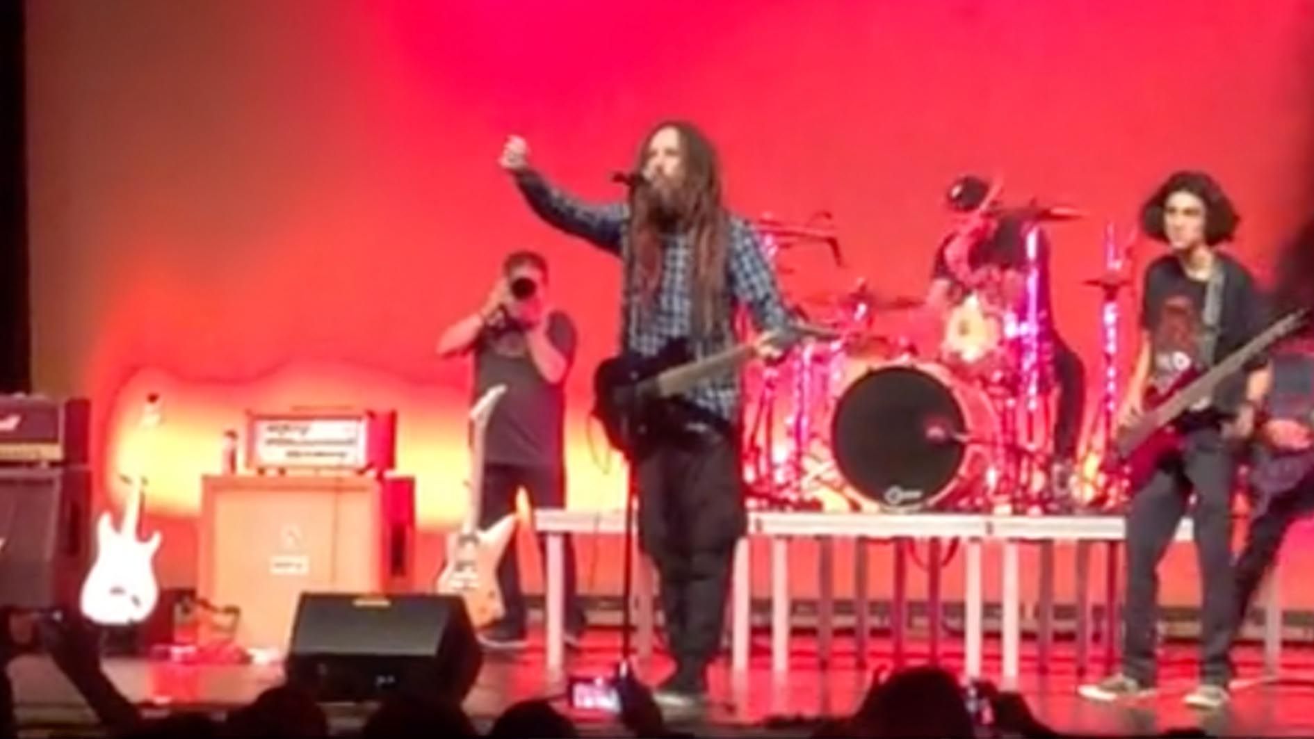 Watch Brian “Head” Welch play Korn classics at an Arizona high school ...