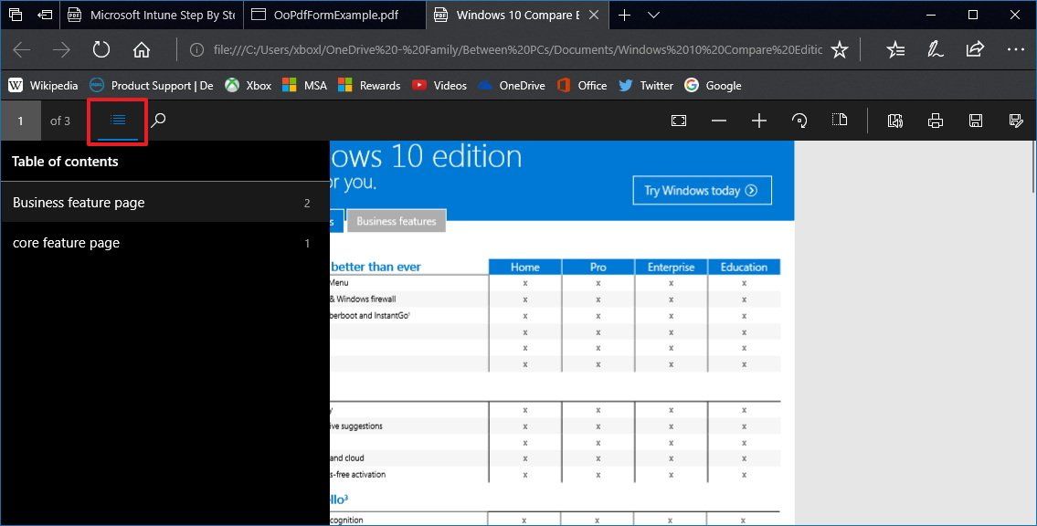 How to use Microsoft Edge as a PDF reader in the Windows 10 Fall ...