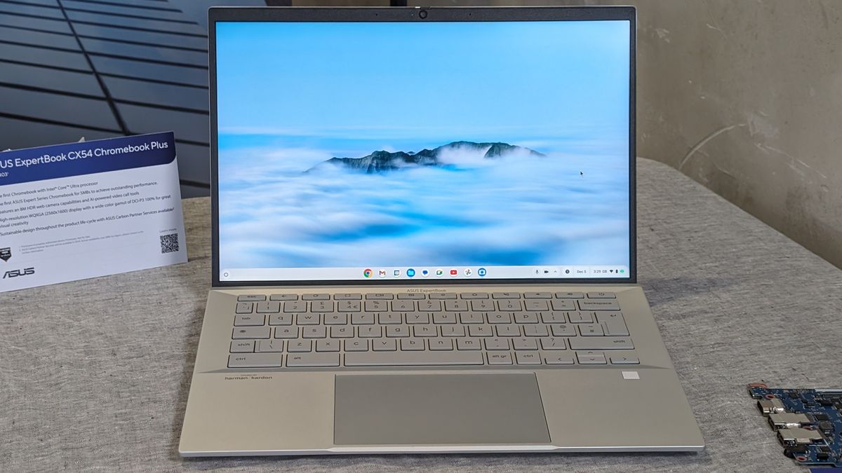 The ASUS ExpertBook CX54 Chromebook Plus is already setting the bar ...