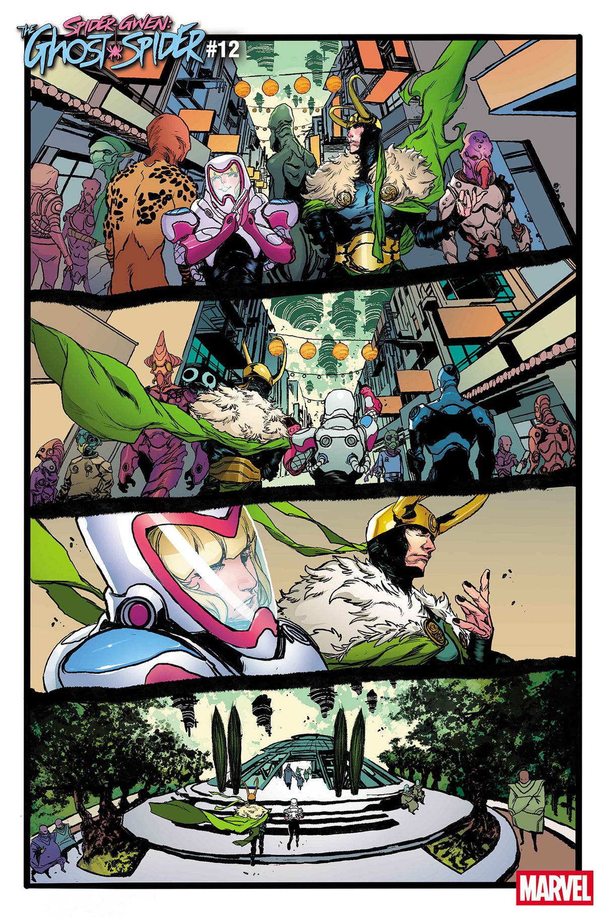 Gwen Stacy and Loki team-up for a cosmic adventure in Spider-Gwen: The ...